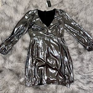 French Connection | Dresses | French Connection Metallic Dress | Poshmark